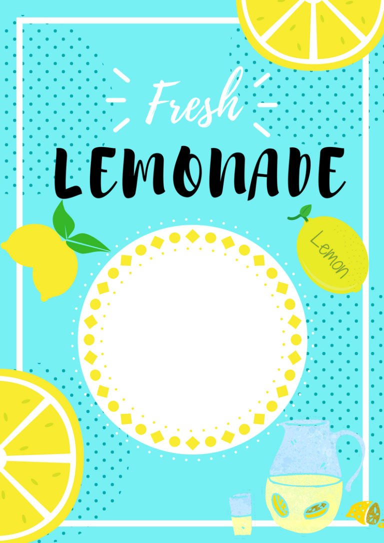 DIY Lemonade Stand that's Super Easy to Make -with Free Printables Signs