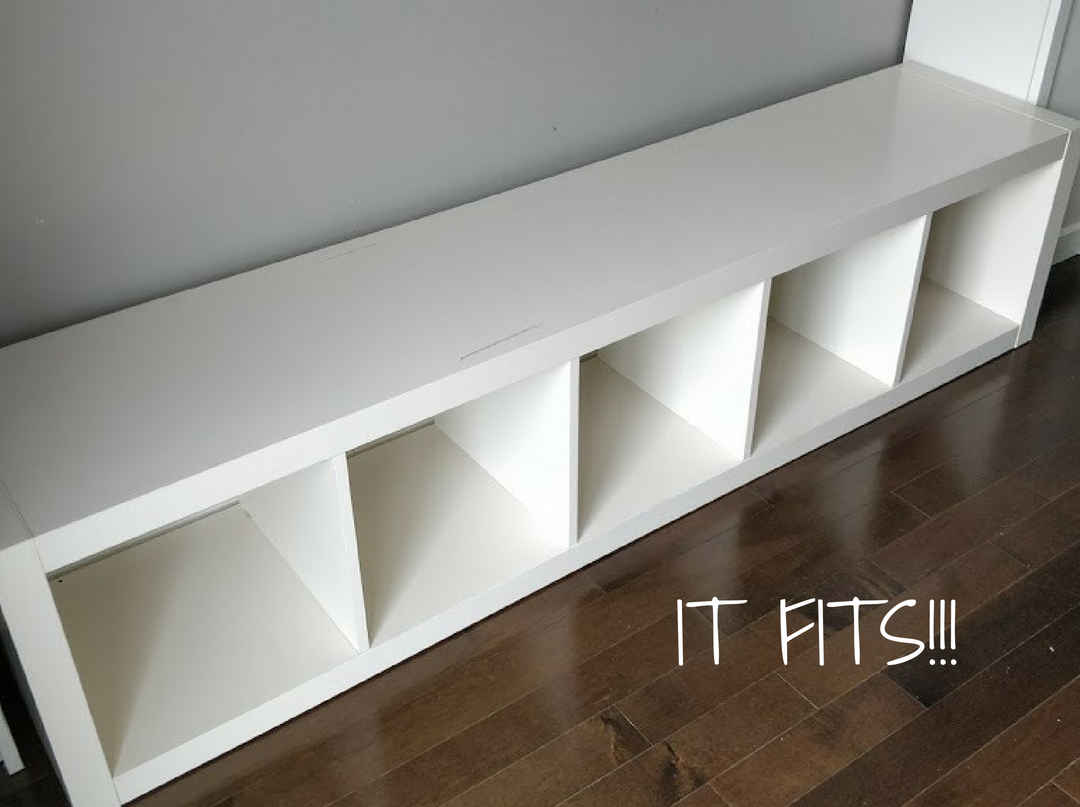 IKEA Kallax Hack: Turn Bookshelf into a Seating Bench with Storage {DIY}