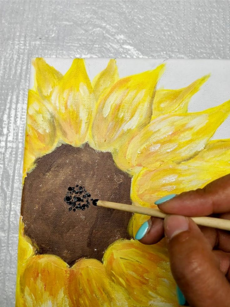 How to Paint a Sunflower - Learn to Paint for Beginners Series