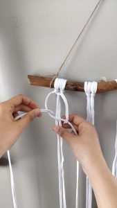 Easy DIY Macrame Wall Hanging in 15 Minutes | Feeling Nifty