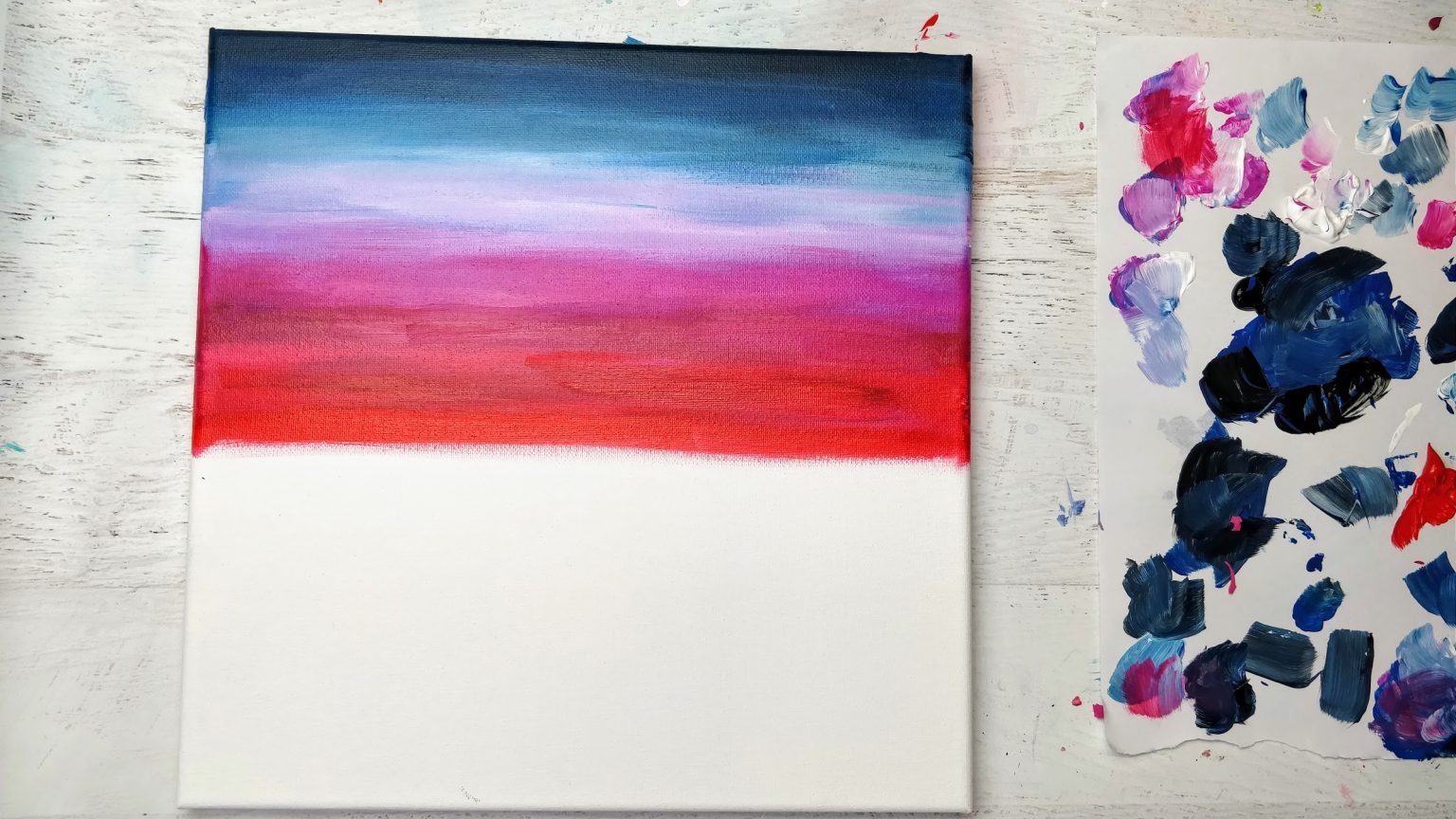 How to Paint a Sunset Cityscape For Beginners (Easy)