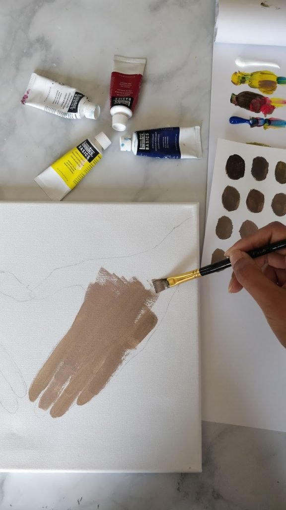 How To How To Make Skin Color Paint in Acrylic