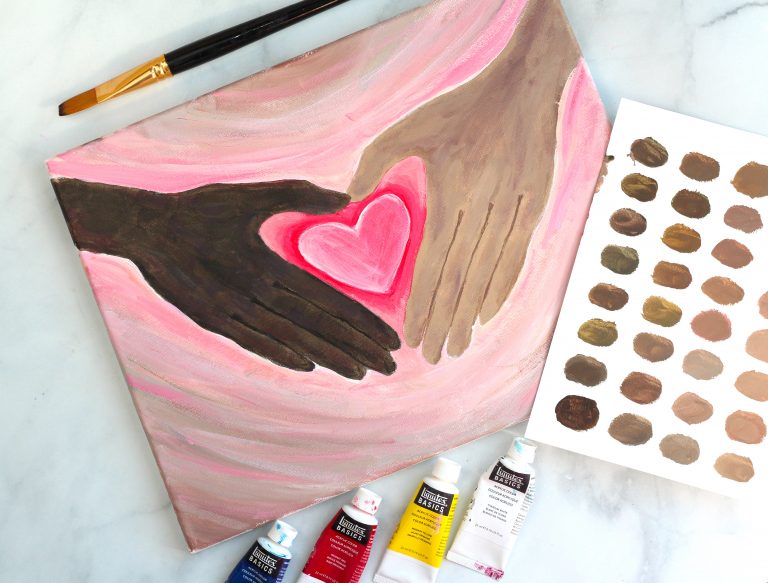 How To How To Make Skin Color Paint in Acrylic