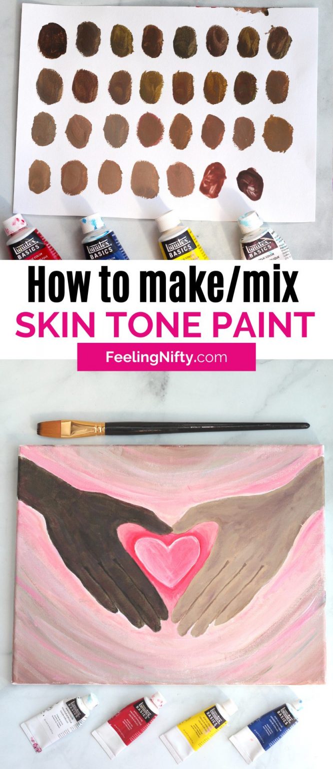 How To How To Make Skin Color Paint in Acrylic