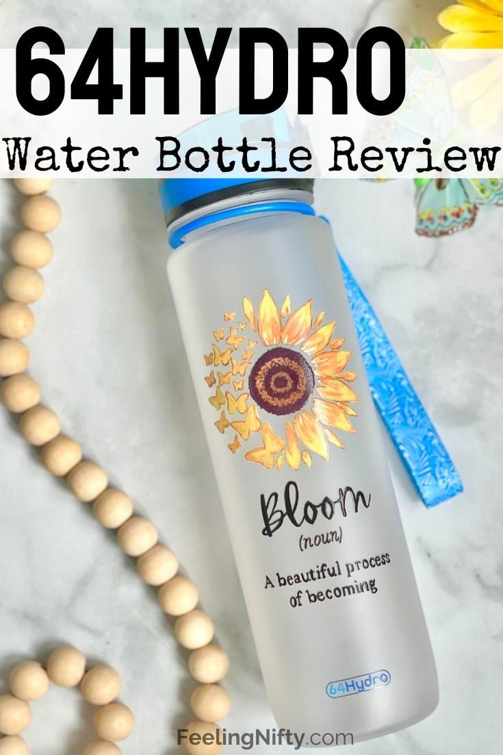 64Hydro Review: Water Tracker Bottle | Feeling Nifty