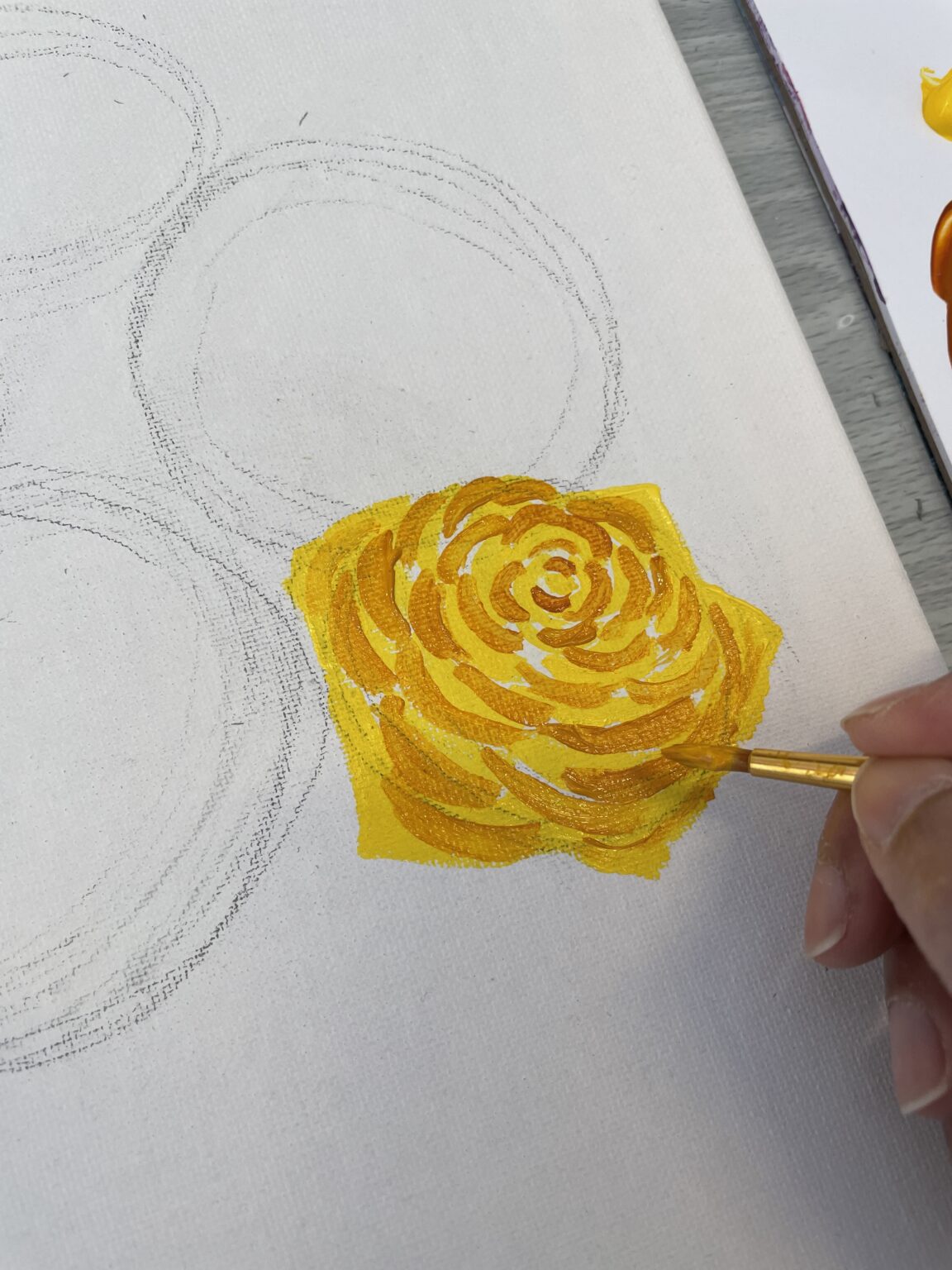 How To Paint Roses In 4 Easy Steps - Acrylics For Beginners