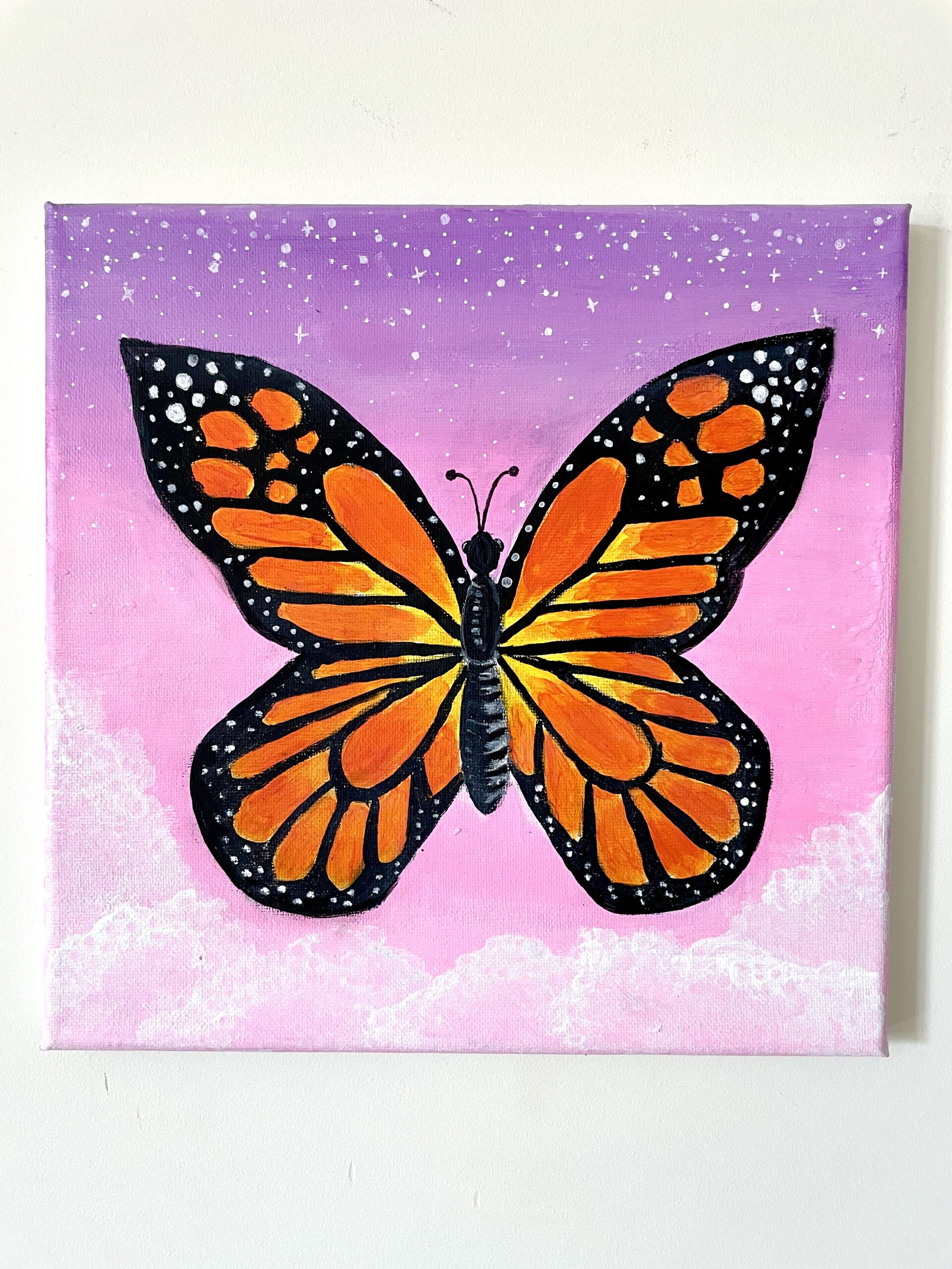 How To Paint A Butterfly Easy Beginner Step By Step Tutorial 