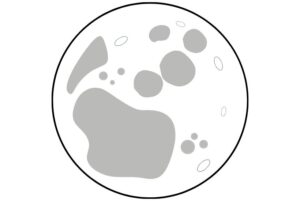 How To Draw The Moon | Easy Moon Drawing For All Ages