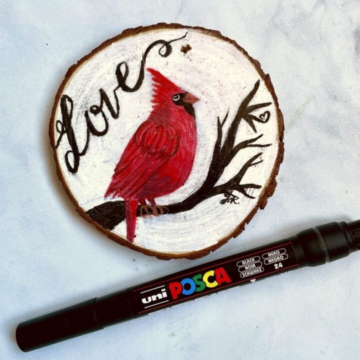 How To Paint Wood Slice Ornaments +10 Ideas To Get You Inspired