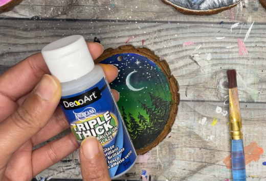 How To Paint Wood Slice Ornaments +10 Ideas To Get You Inspired