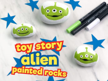 90+ Easy Disney Rock Painting Ideas | Feeling Nifty