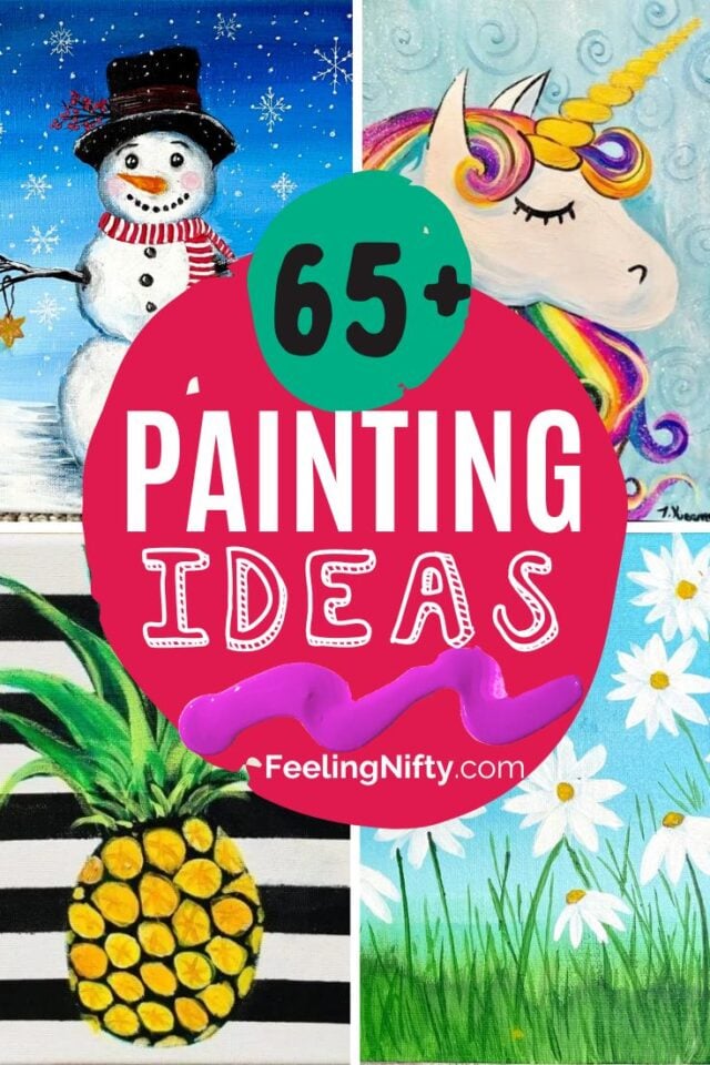 71+ Easy Acrylic Painting Ideas For Beginners (Who Want To Be Inspired)