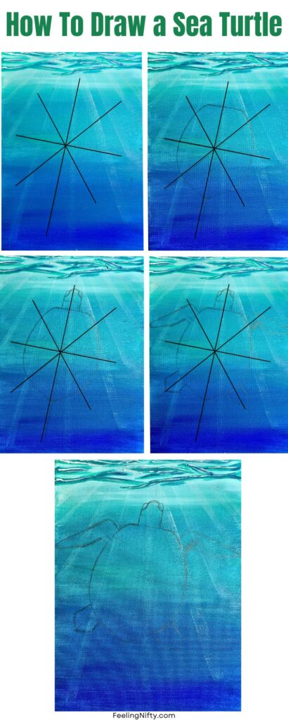 Paint a Sea Turtle: Step-by-Step Guide to an Easy Enchanting Underwater ...