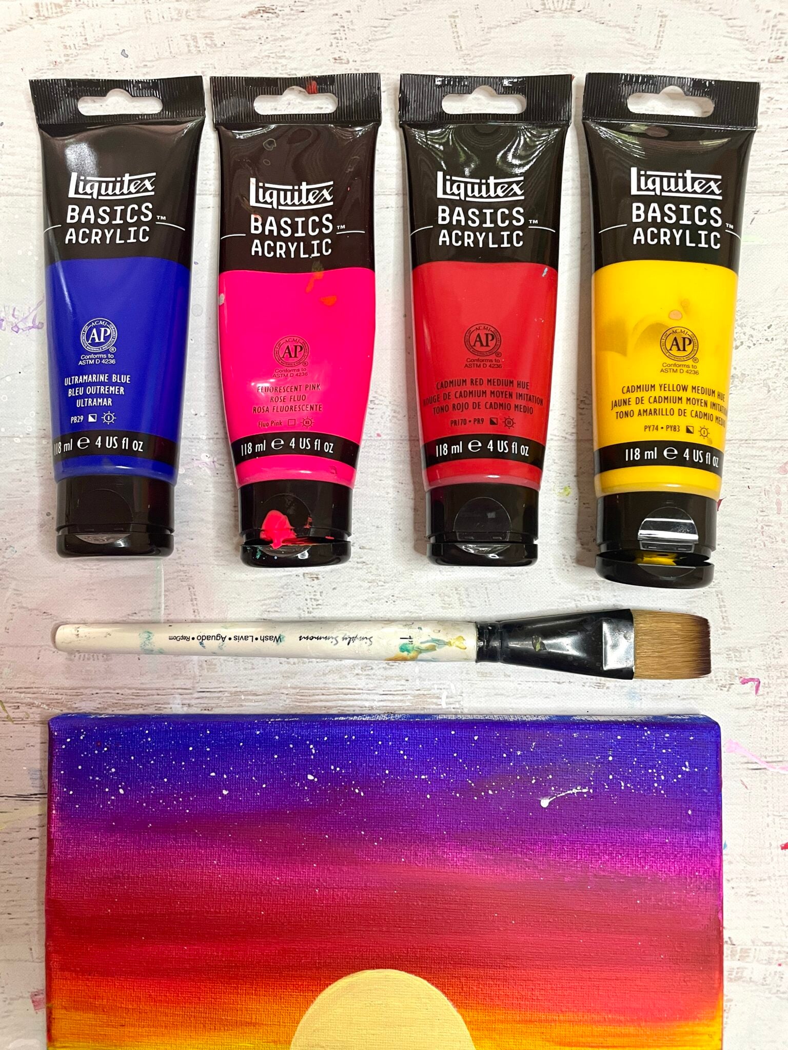Beginner's Beach Sunset Painting Tutorial: Step-by-Step Serene Sunsets
