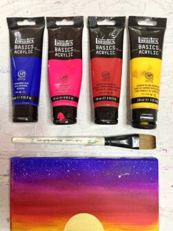 Beginner's Beach Sunset Painting Tutorial: Step-by-Step Serene Sunsets