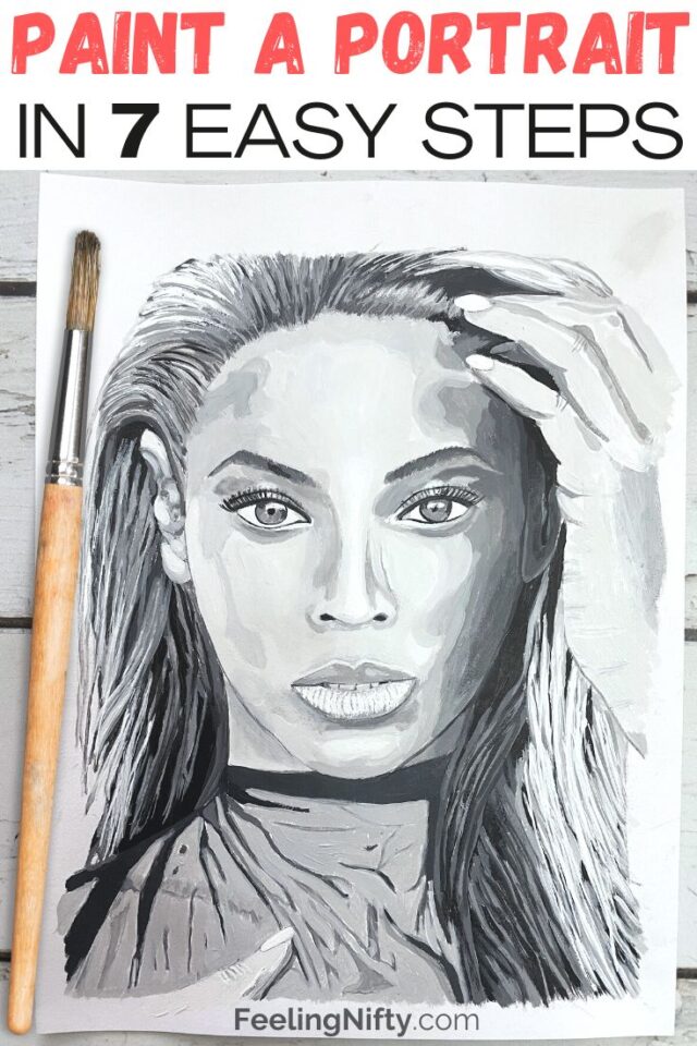 How To Paint A Portrait With Acrylics: A Beginners Tutorial