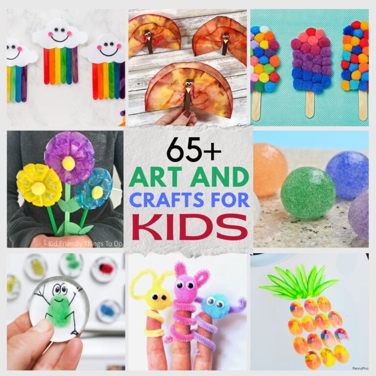 65+ Arts and Crafts for Kids - Great For All Ages!