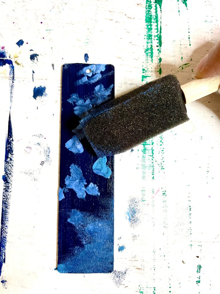 How To Make A Beautiful Bookmark - DIY Galaxy Painting Tutorial