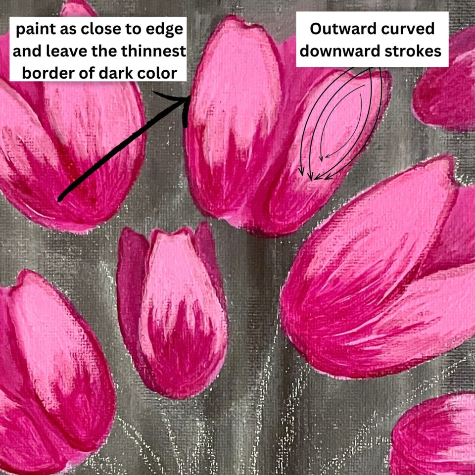 Easy Tulip Painting: Acrylic Tutorial For Beginners | Feeling Nifty