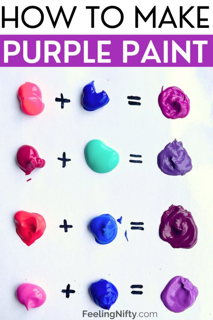 How To Make Purple Color { 15+ Mixes for Vibrant Shades }