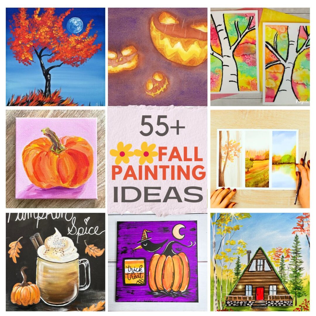 55+ Easy Fall Painting Ideas: Make Awesome Autumn Art