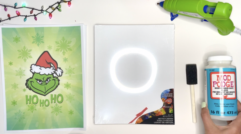 Easy Busted Canvas Tutorial: 3 Designs with Dollarstore Finds