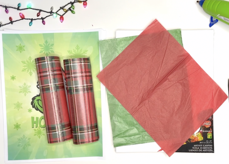 Easy Busted Canvas Tutorial: 3 Designs with Dollarstore Finds