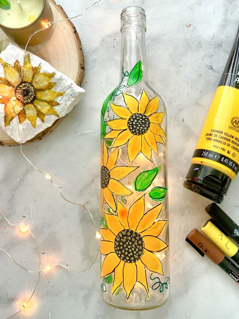 How To Paint Wine Bottles (& Champagne bottles) + 5 Easy Ideas