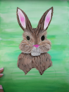 Easy Easter Bunny Painting Tutorial 🐰 Step By Step Acrylic For ...